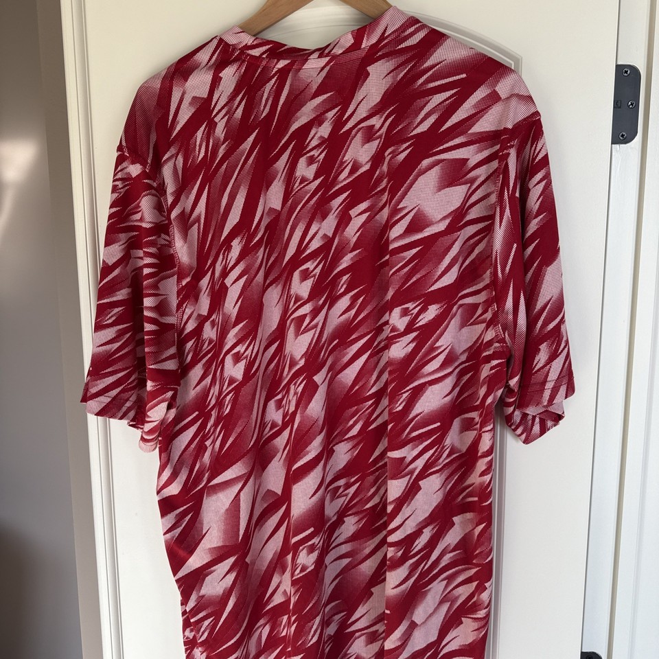 Indiana Hoosiers Shirt Mens 3XL XXXL adidas Red White Logo Short Sleeve ...