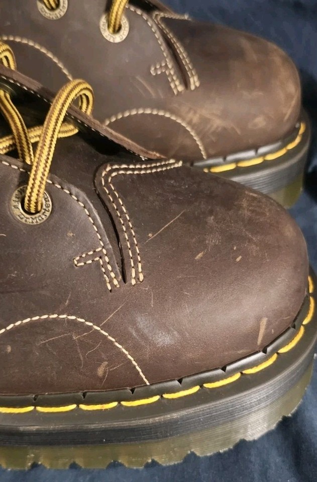 Dr Martens Crazy Horse Platform Monkey Boot Brown Men Size 13 New No ...