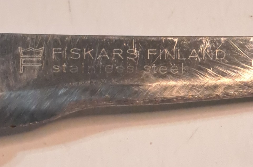 Vintage 1967 Normark Fiskars Stainless Fillet Knife with Leather Sheath ...