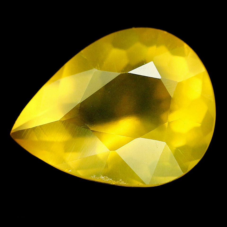 Shola Real 7.96 Ct Natural Yellow Fire Opal From Mexico | eBay UK