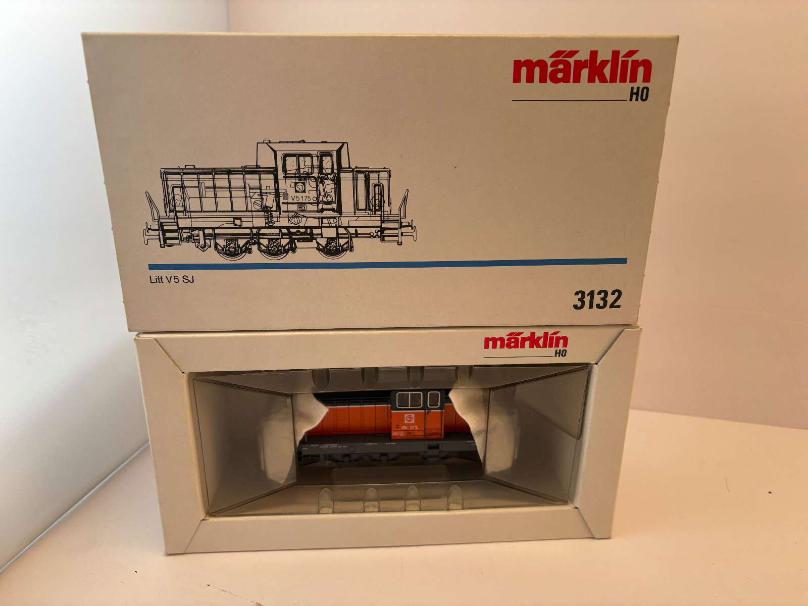 Märklin HO 3132 Diesel Locomotive Litt V5 SJ