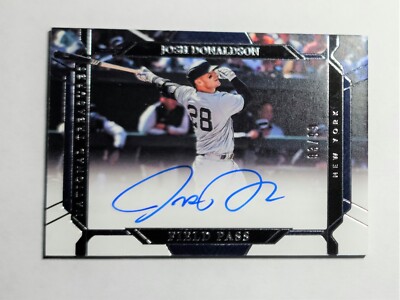 Josh Donaldson Auto /99 sp 2022 Panini National Treasures Baseball ...