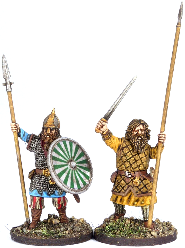 Victrix 28mm Rus Vikings Infantry Saga Dark Ages Medieval 24 Painted ...