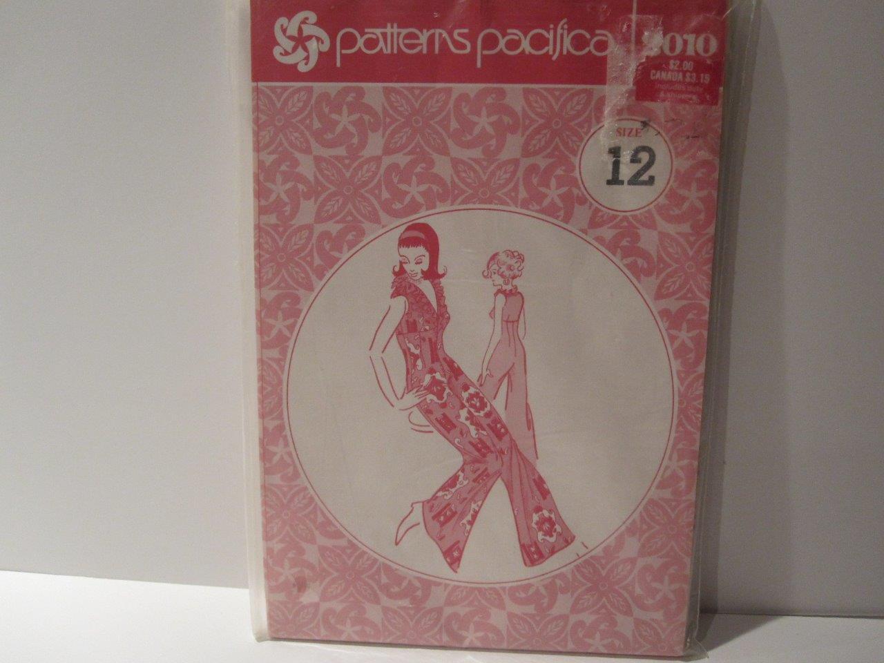 Vtg Patterns Pacifica #2010 Hawaiian Long Culottes Jumpsuit Size 12 ...