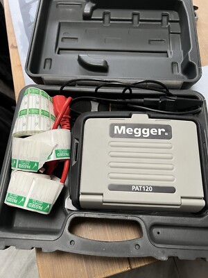 Megger PAT120 Hand Held Battery Operated Portable Appliance Pat Tester ...