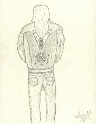 Metal Hall of Fame Original Pencil Draw Michigan Signed Detroit Rock ...