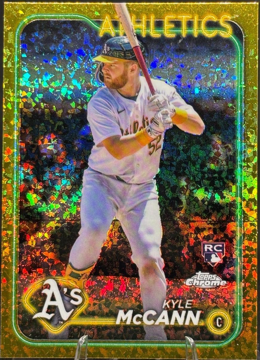 2024 Topps Chrome Update Series - Kyle McCann #USC142 Gold Mini-Diamond Refractor /50 (RC) for ...