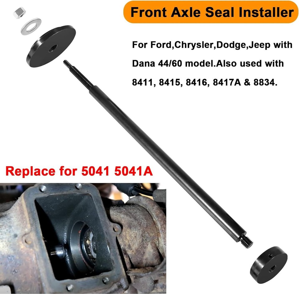 5041A Front Axle Seal Installer Tool for Chrysler Dodge Jeep Ram with ...