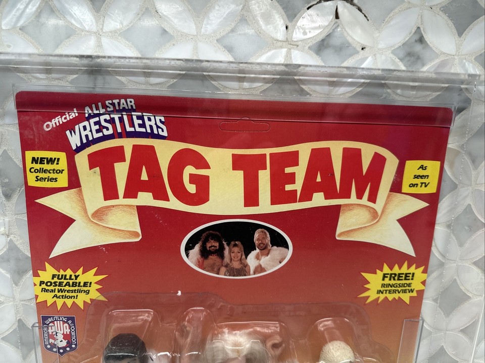 GRADED 80 CAS Jimmy Garvin Steve Regal Remco AWA Precious Tag Team | eBay