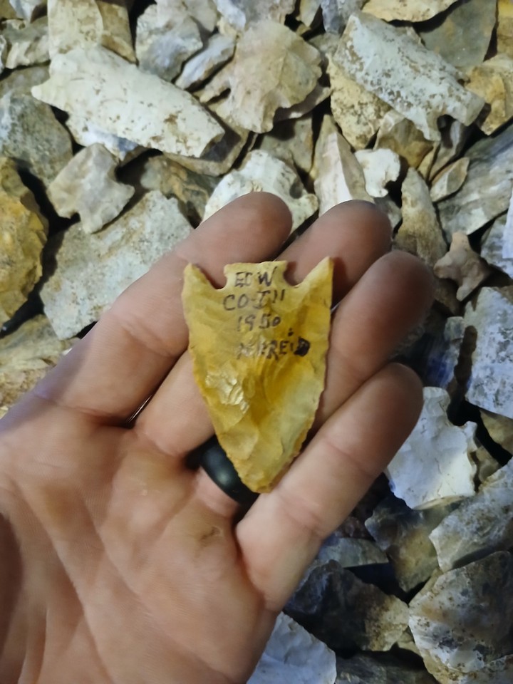 Authentic Arrowhead Collection Prehistoric Indian Arrowhead Artifacts dalton etl | eBay