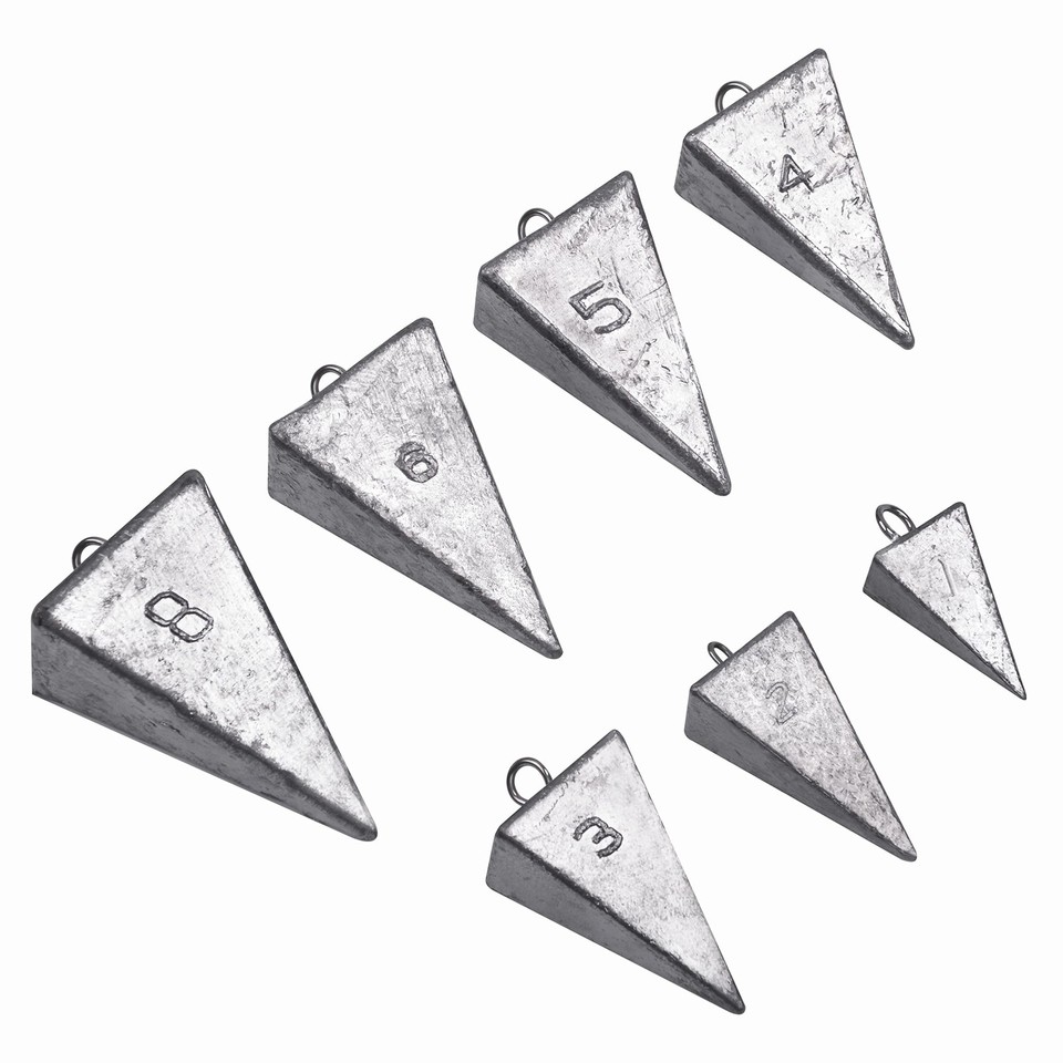 Pyramid Sinkers Fishing Weights, Bullet Fishing Weights Sinkers for ...