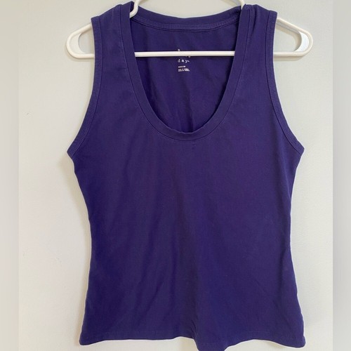 A New Day Women's Tank Top Purple Medium Scoop Neck Sleeveless Casual ...