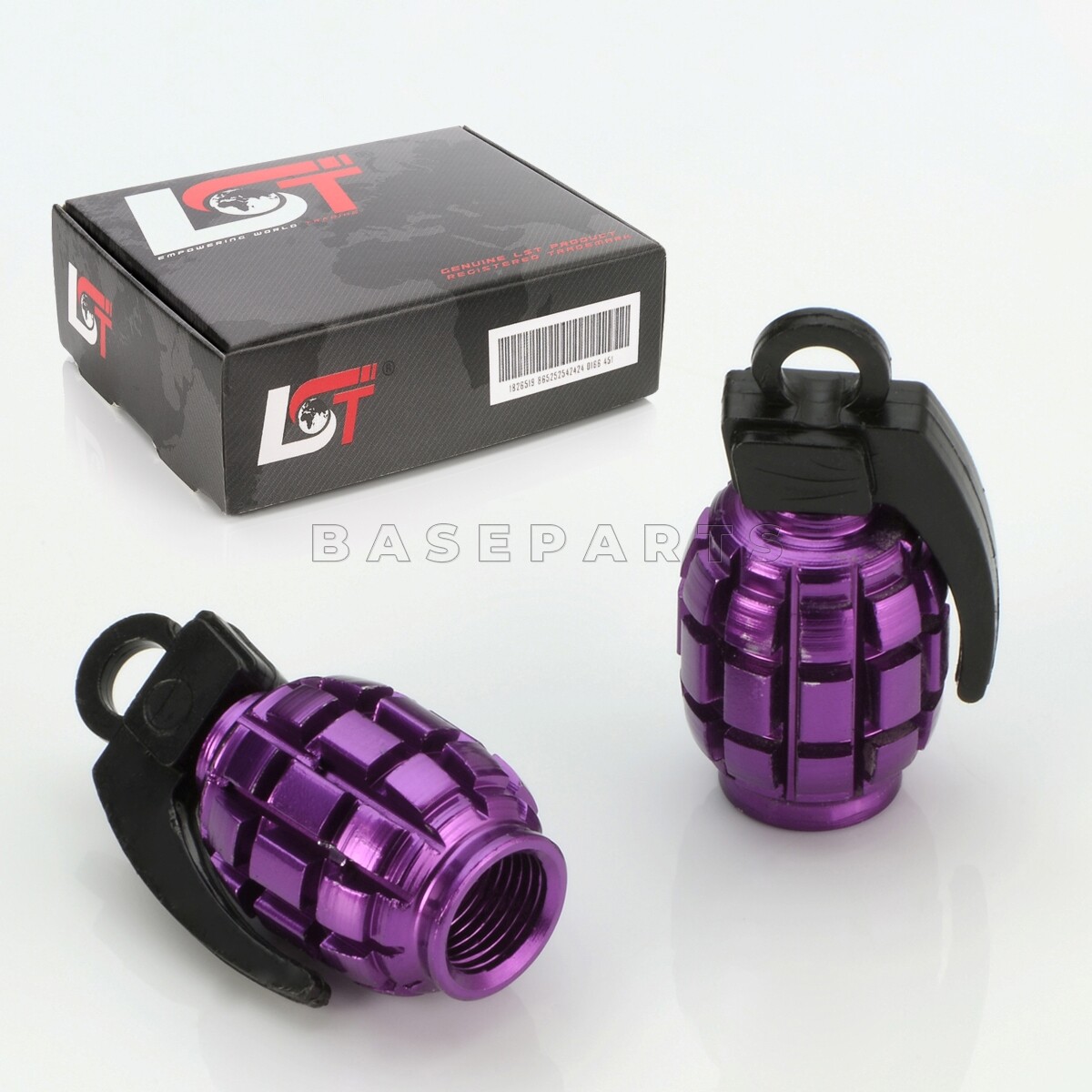 2x Couvercle de Soupape Pneus Grenade Violet pour Voiture Camion Moto ...