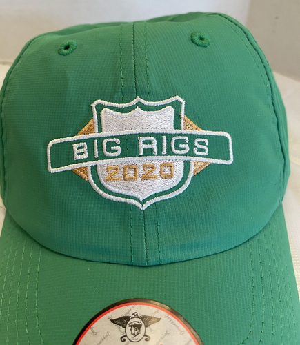 Hat Big Rigs 2020 Imperial Green Truckers Baseball Cap Adjustable with ...