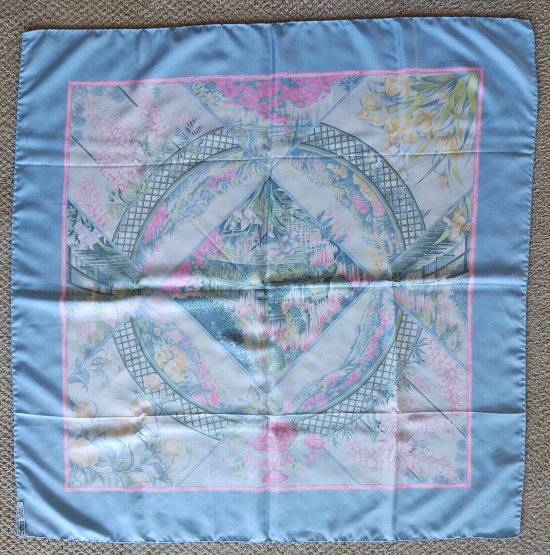 Giverny Hermes Carre Silk Scarf - Monet's Garden by L… - Gem