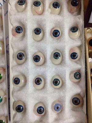 Super Quality Artificial Blue Eyes-25 Pieces Set/Prosthetic Eyes Set | eBay
