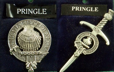 Pringle Scottish Clan Crest Pewter Badge or Kilt Pin | eBay