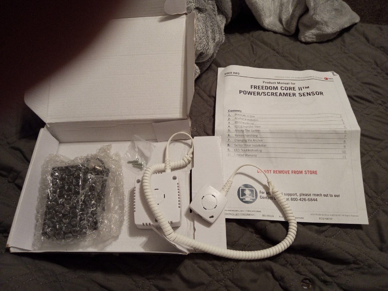 MTI Freedom core II POWER/SCREAMER SENSOR LAPTOO SECURITY TETHER | eBay