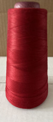 COATS & CLARKS “THREE CORD” MONOGRAM THREAD #1184 Red Autumn 12000 Yds ...