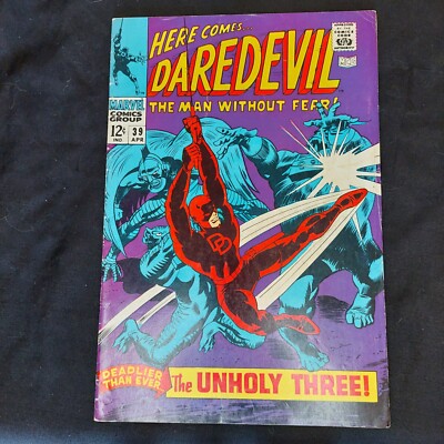 Daredevil #39 Exterminator Death-Stalker 1964 series Marvel Silver Age ...