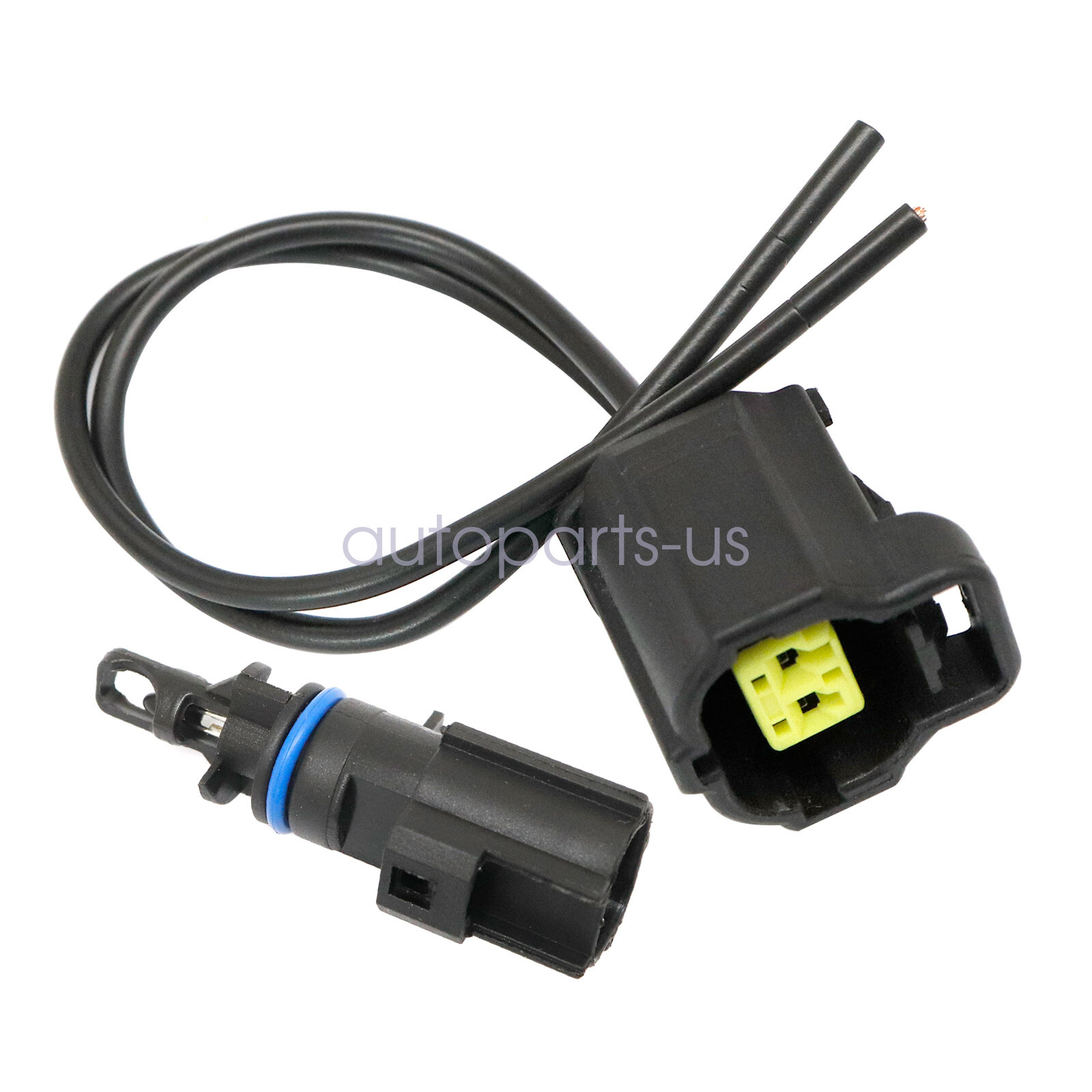For Chrysler Dodge Jeep Ram Intake Air Temperature Sensor W/Connector ...