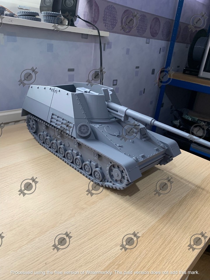 WW2 GERMAN NASHORN TANK , 3D PRINTED, MANY SCALES AVAILABLE | eBay