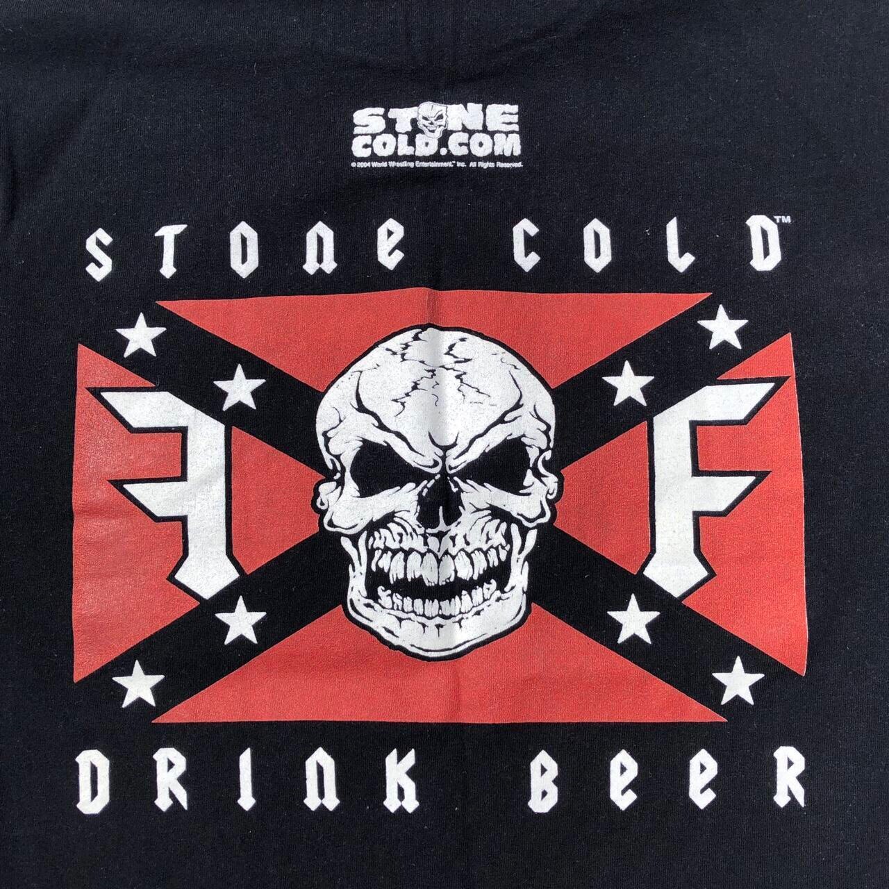 Vintage WWE WWF Stone Cold Steve Austin 2004 Drink Beer Black T-Shirt ...