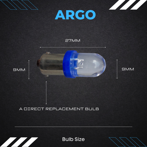 233 Ba9s LED Azul Luz Lateral T11 Mcc Rw233 T4w Super Xenon Ice Fresco ...