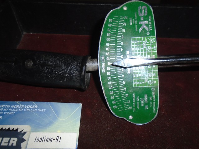 S-K TOOLS USA 1975 100 LB 1/2" DRIVE TORQUE WRENCH MODEL 76010- for sale online | eBay