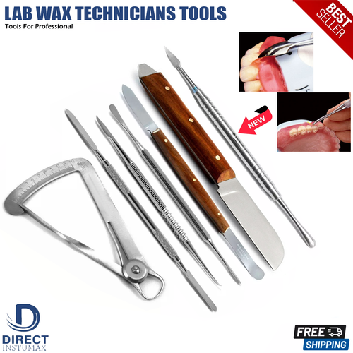 Lab Wax Carving & Sculpting Tools Set Waxing Knife Spatulas Dental ...