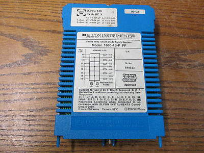 Elcon Instruments 1680-4S-P-FF Series 1600 Shunt Diode Safety Barriers ...