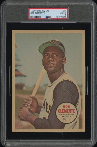 1967 TOPPS PIN-UPS #11 BOB CLEMENTE PSA 4 | eBay