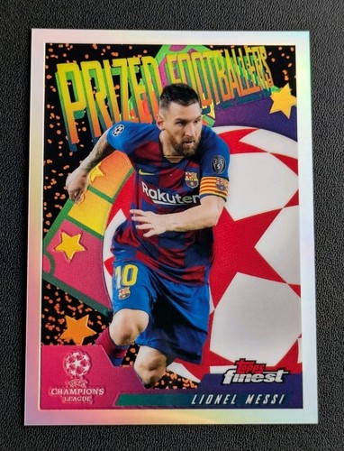 2020 Topps Finest Lionel Messi #PF-LM Prized Footballers Refractor FC ...