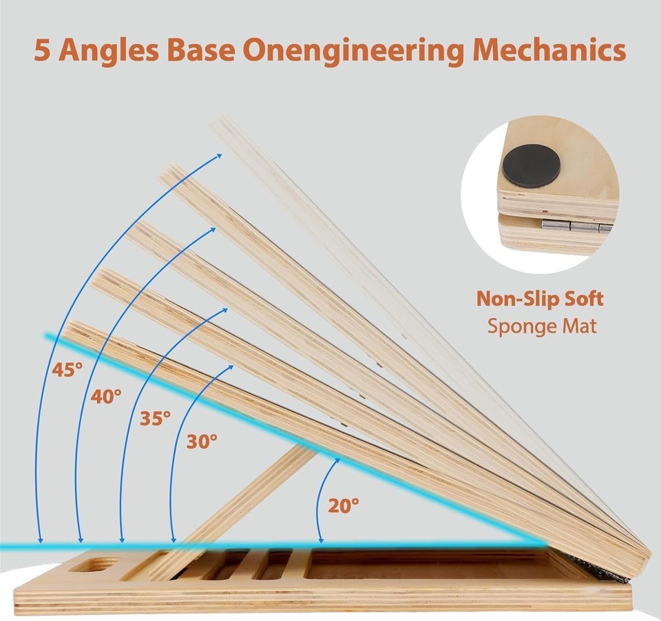 Slant Board for Calf Stretching,Adjustable Angle Slant Board, Calf ...