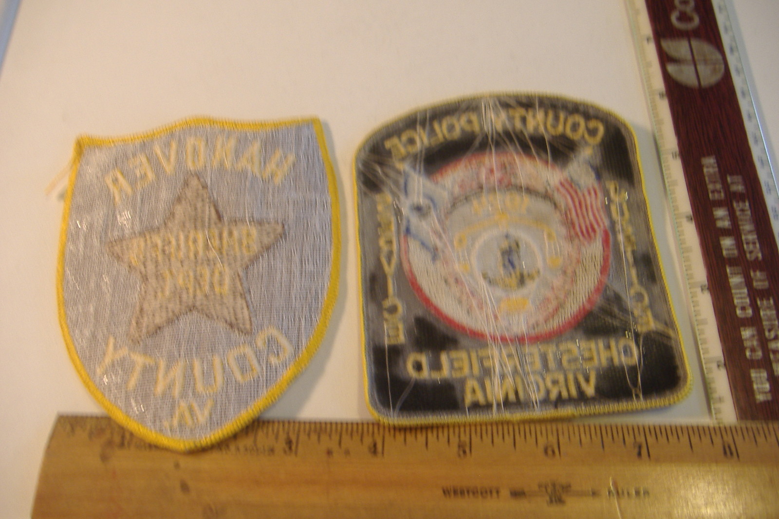 ~CHESTERFIELD POLICE & HANOVER SHERIFF'S DEPT.~VIRGINIA COUNTY PATCHES ...