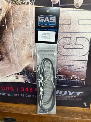 Gas Bowstrings Hoyt RX7 Ultra Ghost White Strings White Speed Nocks ...