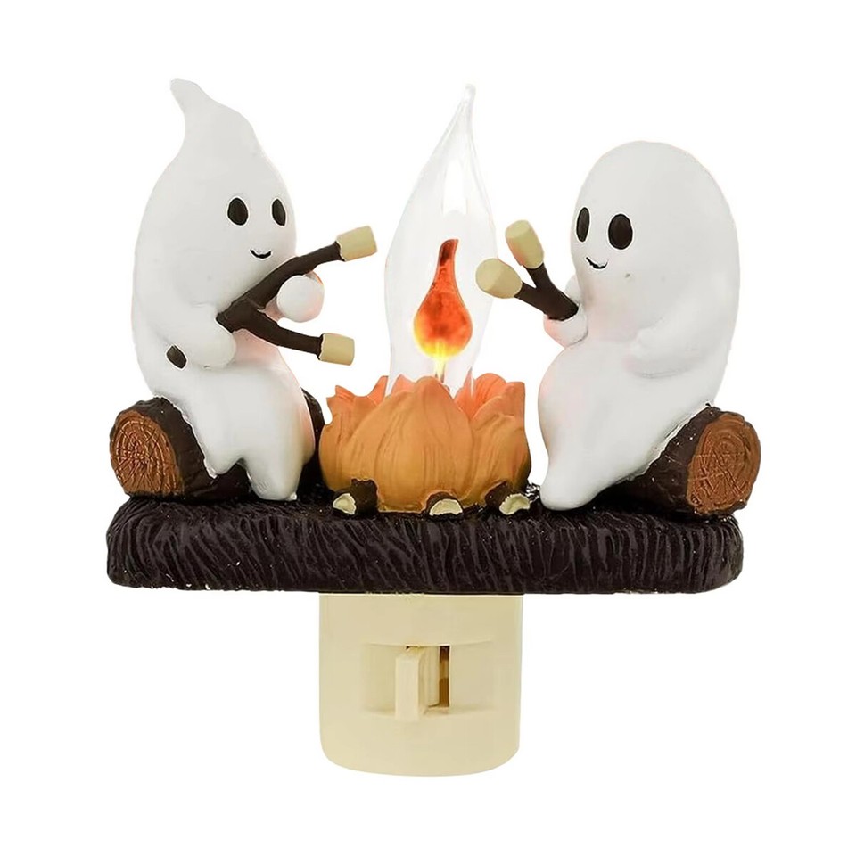 Bonfire Flickering Night Light 110V 3000k Halloween Ghost LED Fake ...