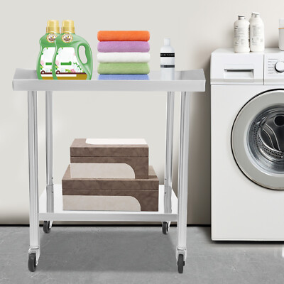 2-tier Work Table, Stainless Steel Work Table, Commercial Prep Table ...