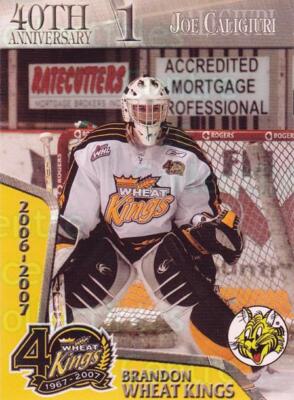 2006-07 Brandon Wheat Kings #5 Joe Caligiuri | eBay