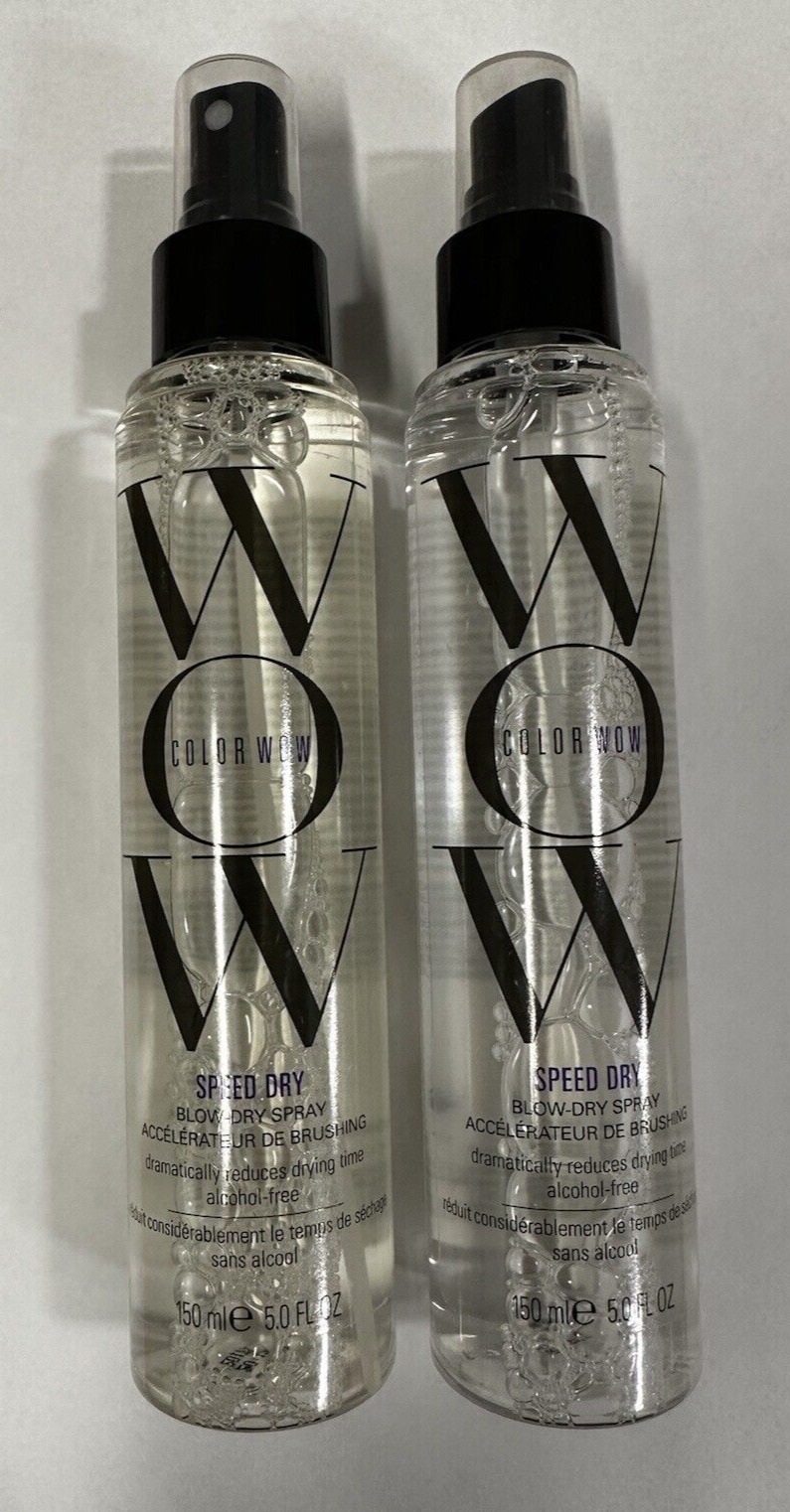 2 x Color Wow Speed Dry Blow Dry Spray 5 fl oz / 150 mL | eBay