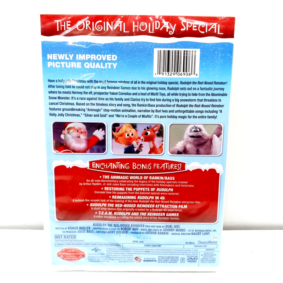 Rudolph The Red Nosed Reindeer (DVD) Christmas Film (Deluxe Edition) | eBay