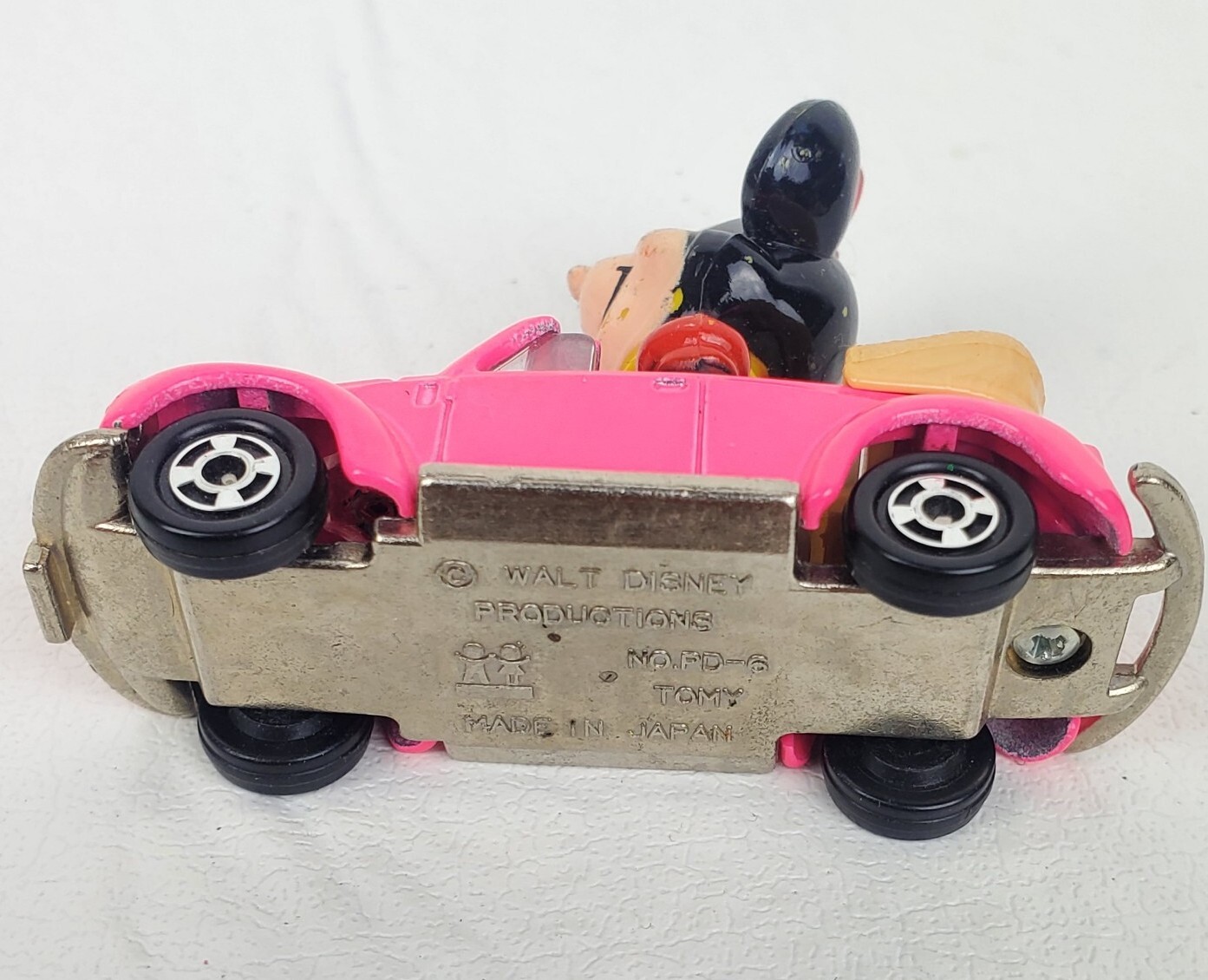 Vintage Minnie Mouse Pink Car Toy Disney 3" Collectible | eBay UK