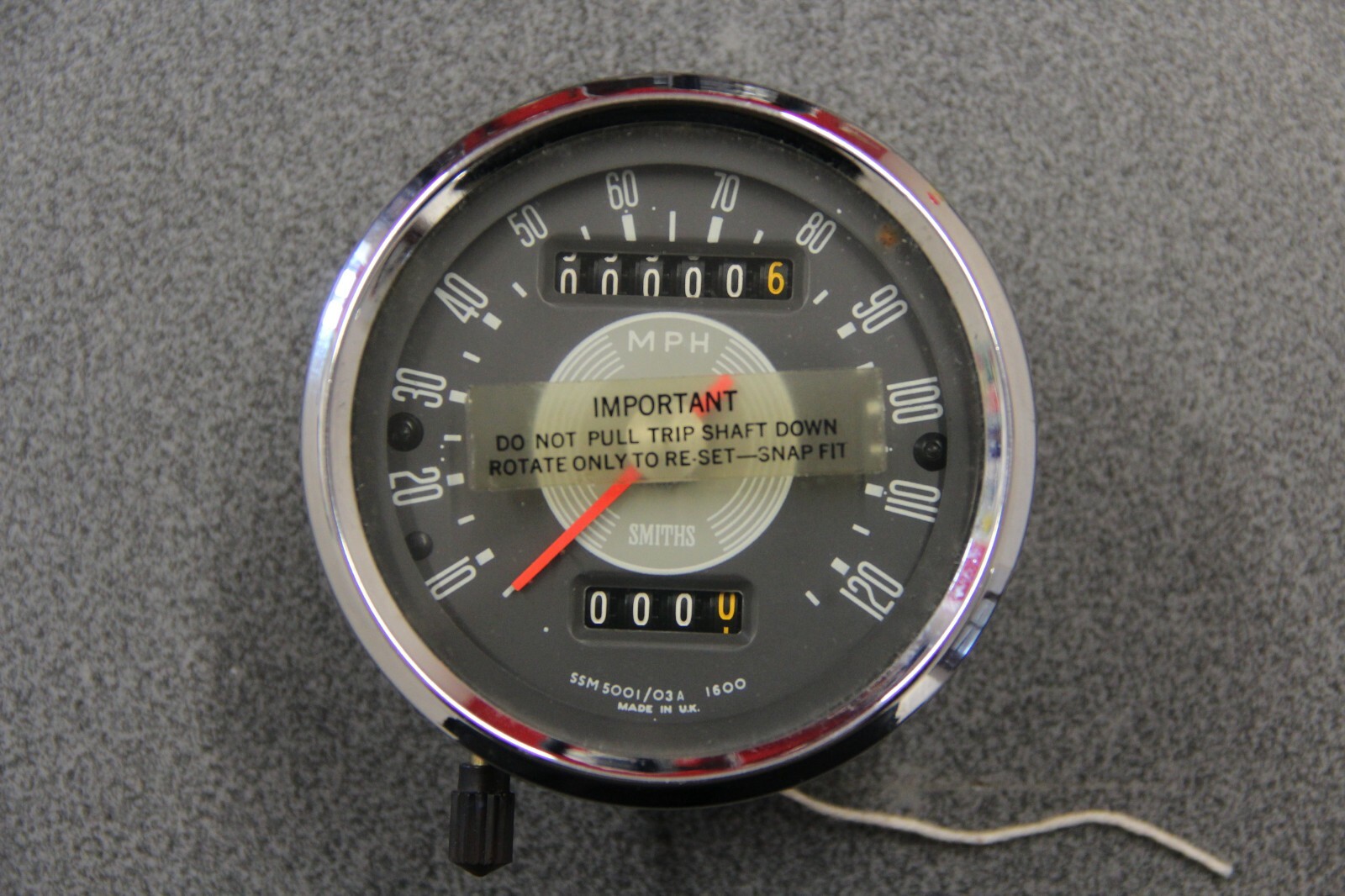 SMITHS SPEEDOMETER SSM 5001/03A 1600 0-120MPH BSA A50 ROYAL STAR REF ...