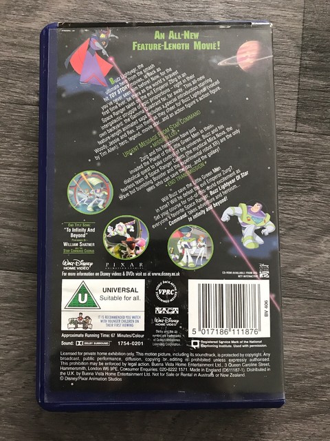 Buzz Lightyear Of Star Command (VHS, 2001) for sale online | eBay