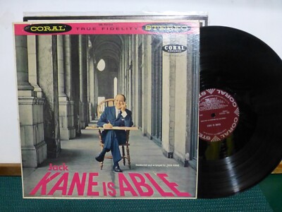 JACK KANE IS ABLE CORAL STEREO JAZZ. EXC LP | eBay