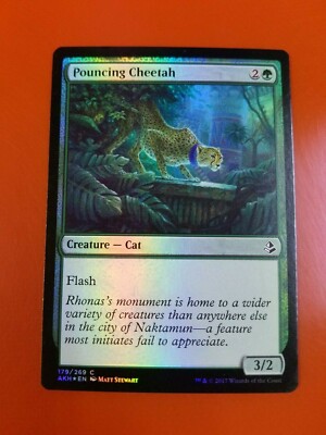 1x Pouncing Cheetah | FOIL | Amonkhet | MTG Magic Cards | eBay