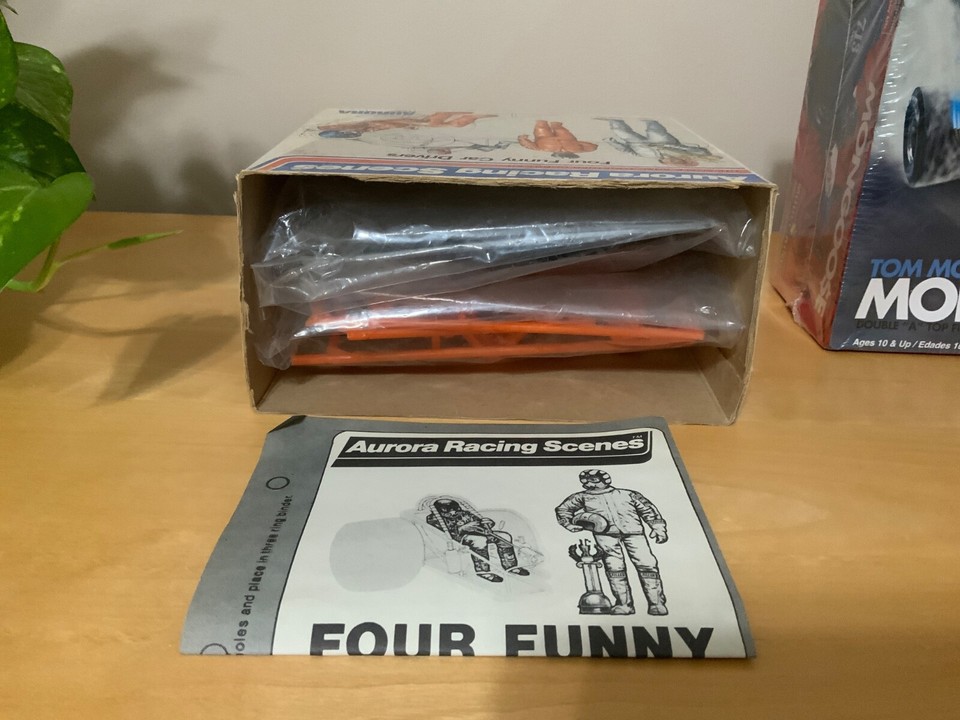 AURORA RACING SCENES FOUR FUNNY CAR DRIVERS *PLUS MONGOOSE DRAGSTER ...