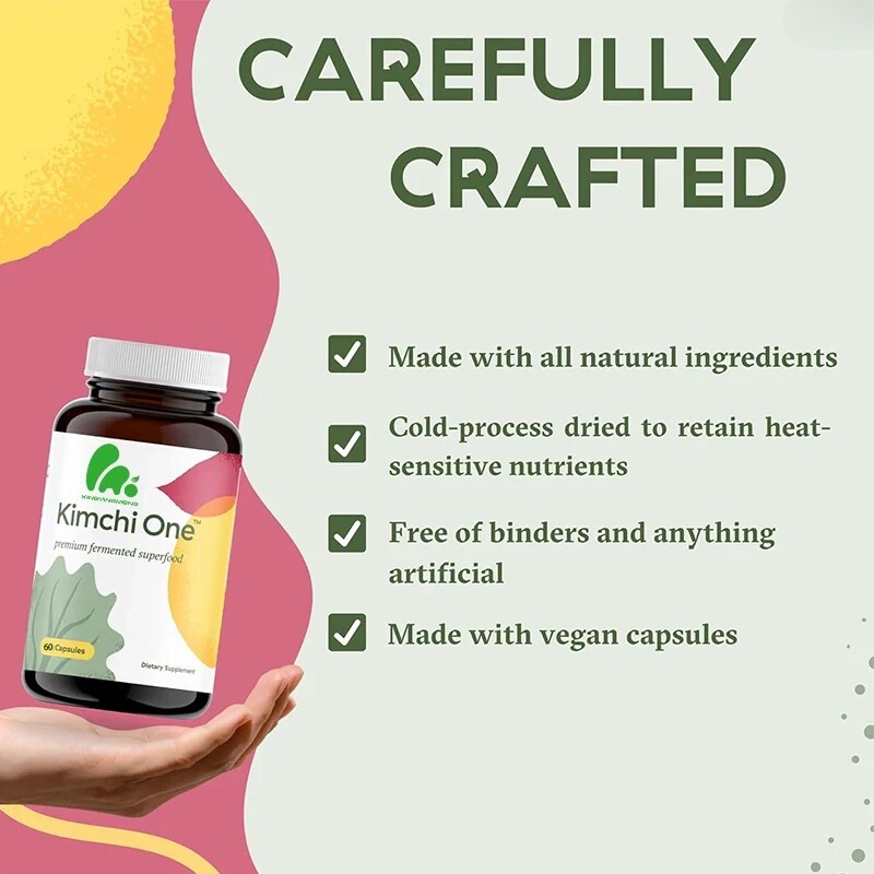 Kimchi Powder Capsules, Probiotics, Enzymes Supplements | eBay