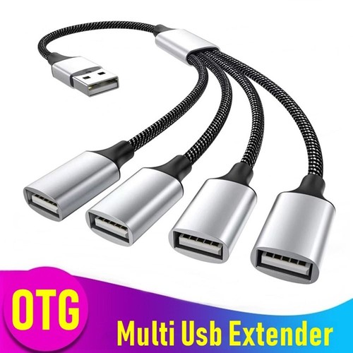 Converter Extension Cable USB Expander Charging Splitter OTG Adapter ...
