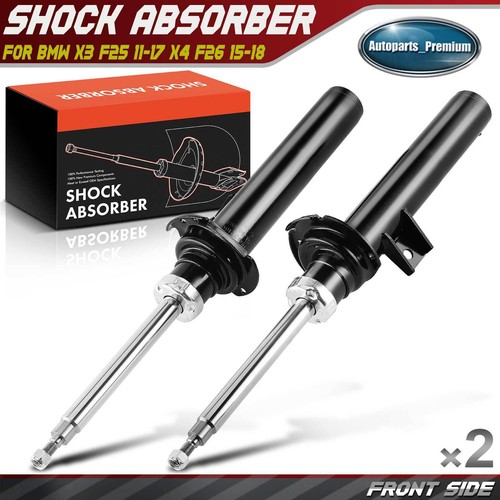 2x Front Left & Right Shock Absorber for BMW X3 F25 2011-2017 X4 F26 ...